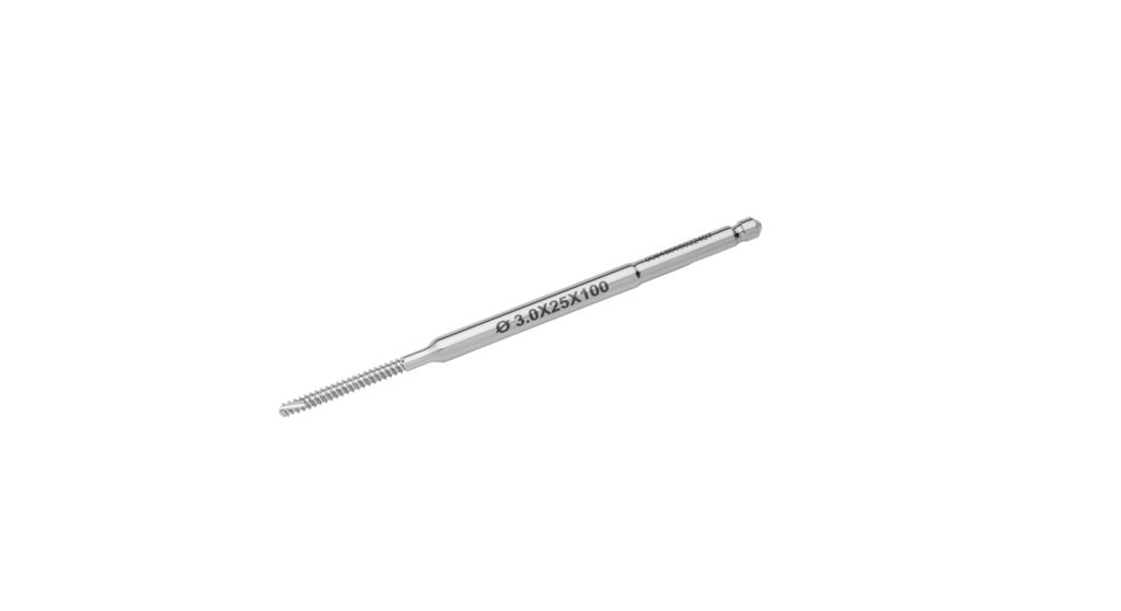 Arthrex - 3.0mm x 25mm x 100mm Threaded Half Pin - 1417-100