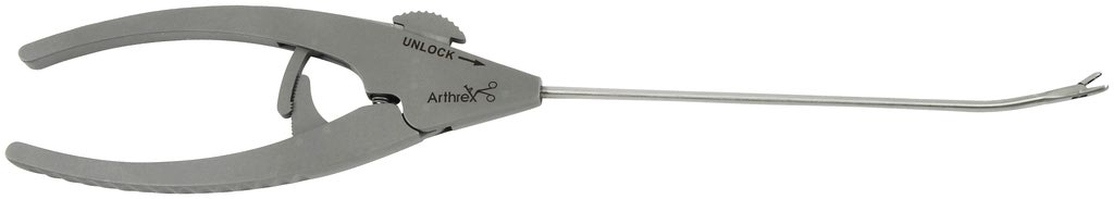 Arthrex - Grasper, Blunt Straight Tip, ø2.75 mm 15° Up Curved Shaft w ...