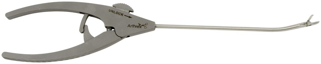 Arthrex - Grasper, Blunt Straight Tip, ø3.4 mm 15° Up Curved Shaft w ...
