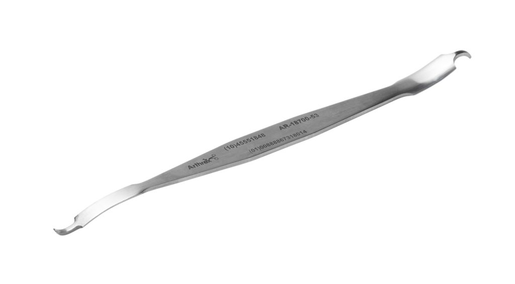 Arthrex - Hohmann Retractor, Double Ended (6 mm / 10 mm) - AR-18700-53