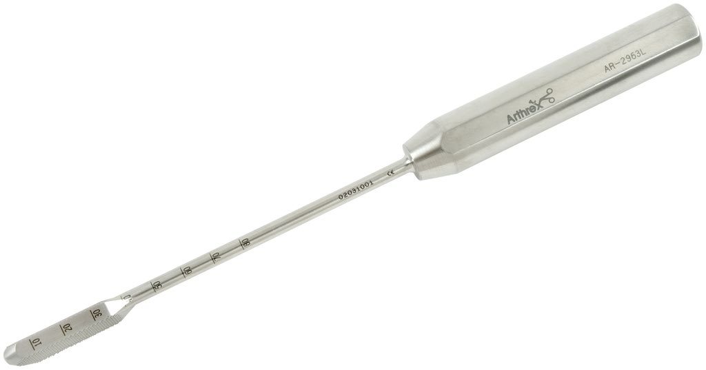 Arthrex - Dovetail Meniscal Allograft Dilating Rasp, Left - AR-2963L