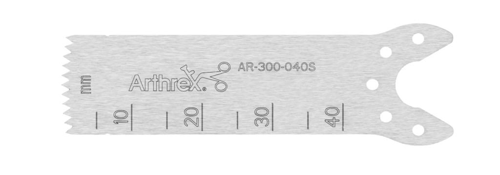 Arthrex - 300 Sagittal Saw Blade, 40 x 14 x 0.6 mm - AR-300-040S