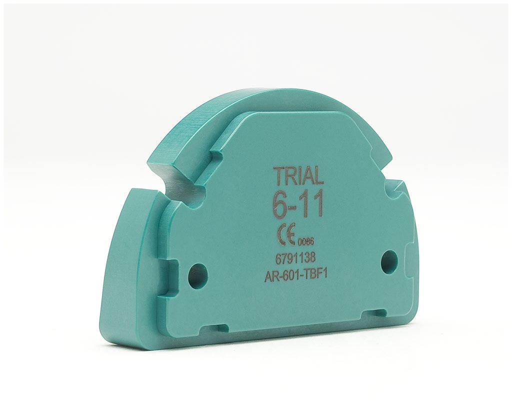 Arthrex - iBalance UKA, Tibial Bearing Trial, Size 6, 11 mm Thickness ...