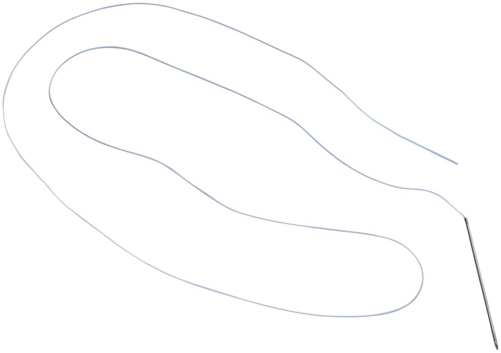 Arthrex - #2 FiberWire Suture w/ Straight Needle (Blue) - AR-7246