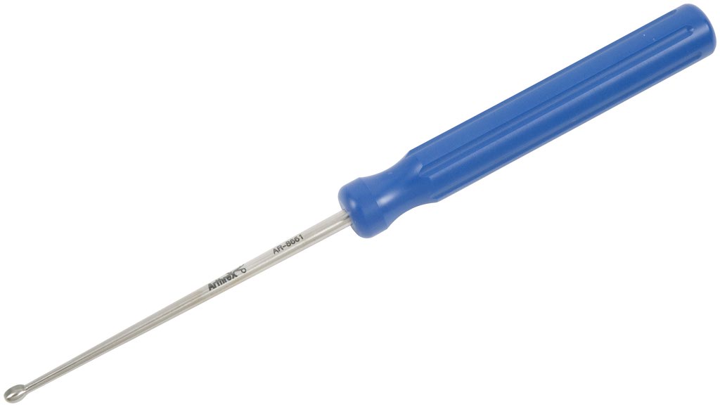Arthrex - Cup Curette, Straight Shaft, 100 mm Long - AR-8661