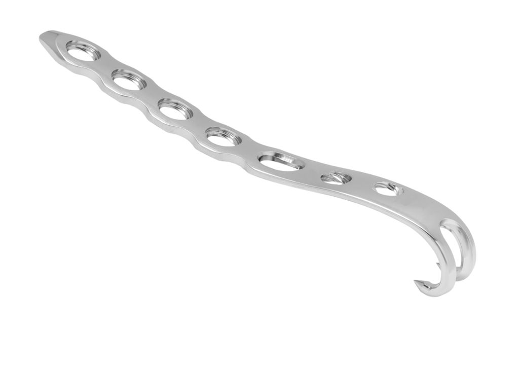 Arthrex - Locking Medial Hook Plate, SS, 5H - AR-8943H-05