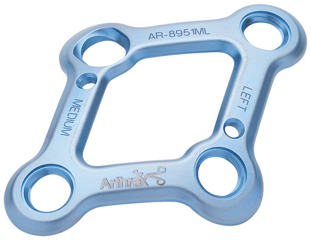Arthrex - Lisfranc Plate, Medium, Left, Titanium - AR-8951ML