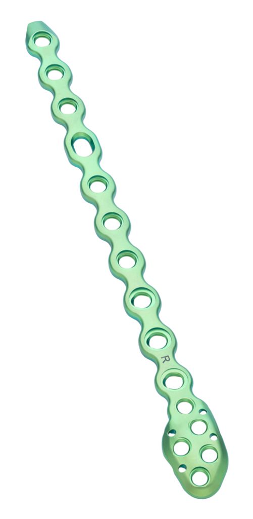 Arthrex - Locking Distal Fibula Plate, Right, 10 Hole - AR-9943BR-10