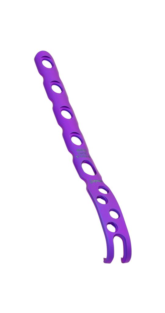 Arthrex - Locking Lateral Hook Plate, 5 Hole,Titanium - AR-9943TH-05