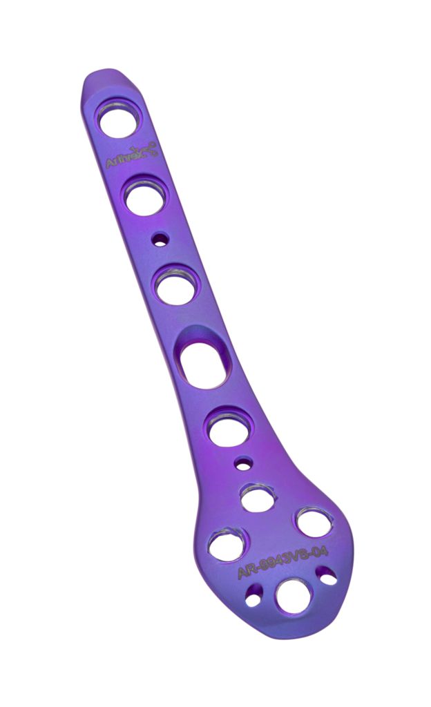 Arthrex - Vertical Shear Distal Tibia Plate, Titanium, 4 Hole - AR ...