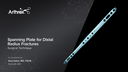 Arthrex - Titanium Distal Radius Plates and Screws
